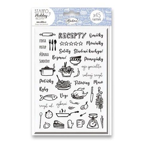 Razítka Stampo Hobby - Moje recepty 52 ks | REMA UH s.r.o.